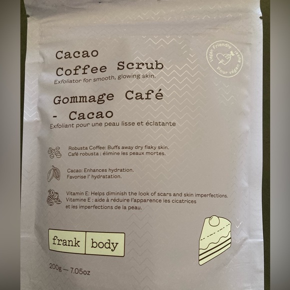 Frank Body | Bath & Body | Frank Body Cacao Coffee Scrub | Poshmark